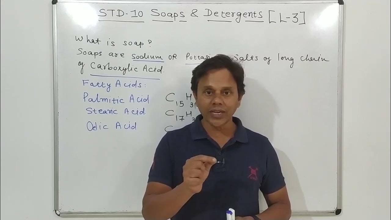 Soaps & Detergents | Carbon & It's Compounds [Lecture 3] | CBSE Std 10 Science | Apollo CBSE ...