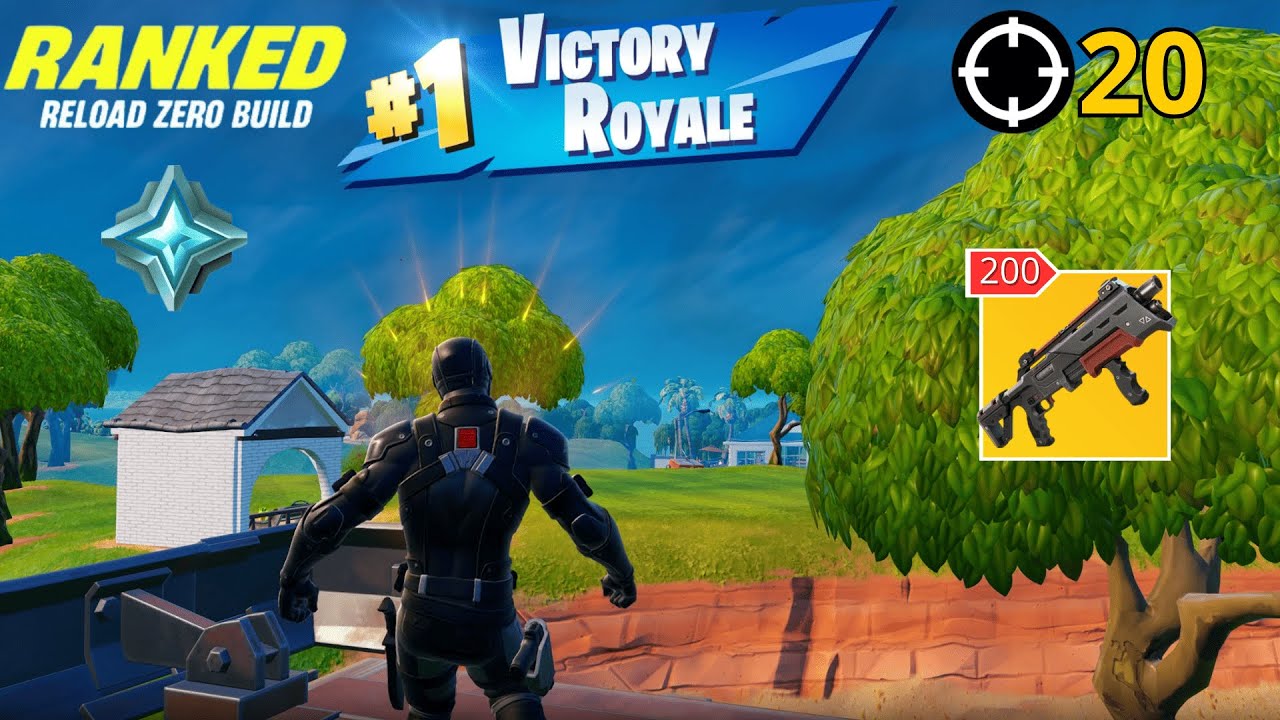 20 Kills Fortnite Ranked Reload ZB Platinum! | High Kill Gameplay ...
