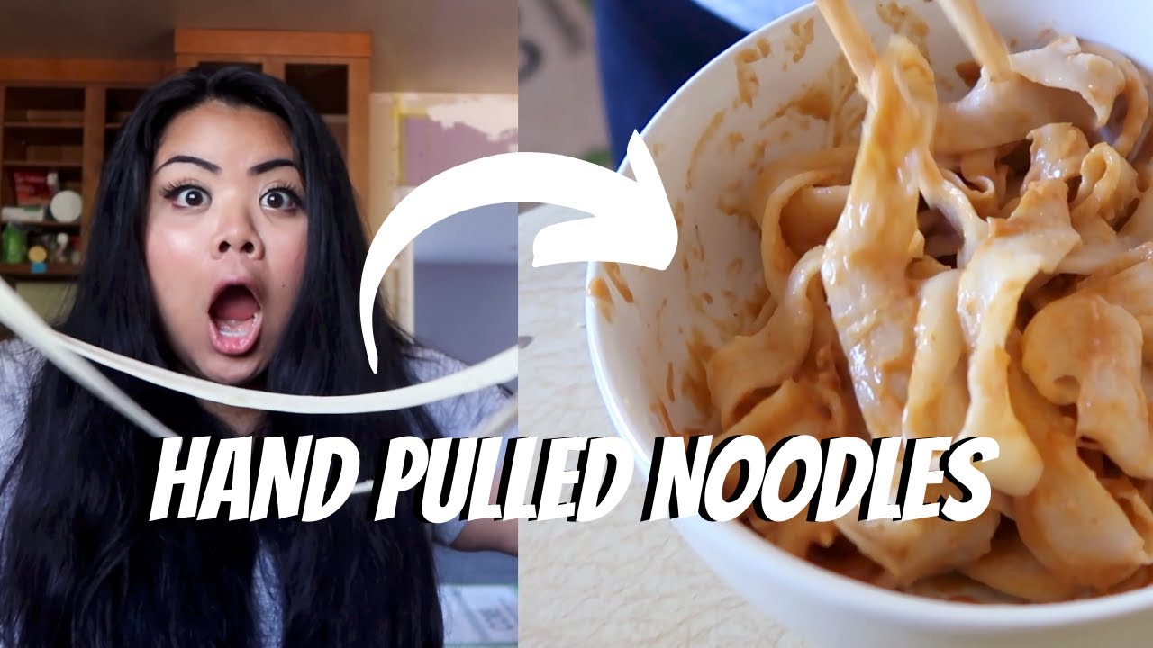 I Made Hand Pulled Noodles (for the first time) - YouTube