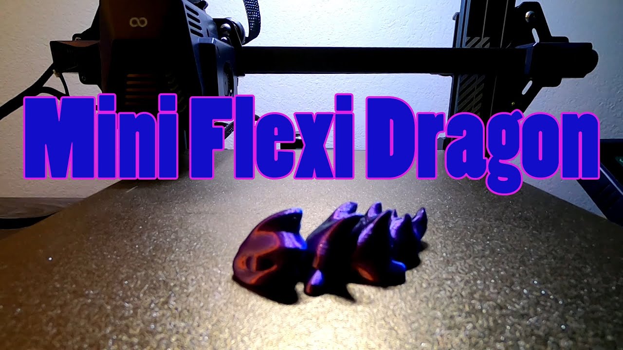Mini Flexi Dragon - 3D Print Timelapse - YouTube