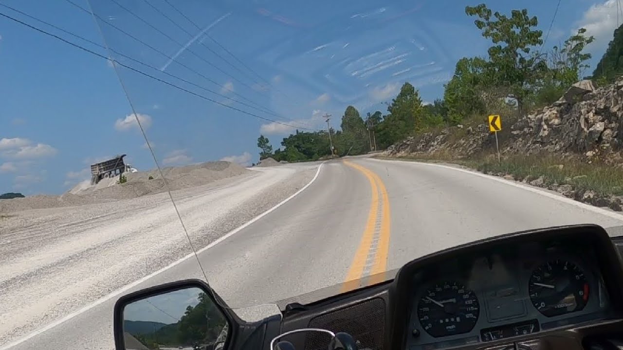 '91 Goldwing and Fatboy on some Kentucky 2-Lanes - YouTube