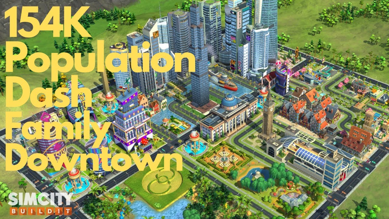 **High Population** 154k Population SimCity Buildit Design Challenge ...