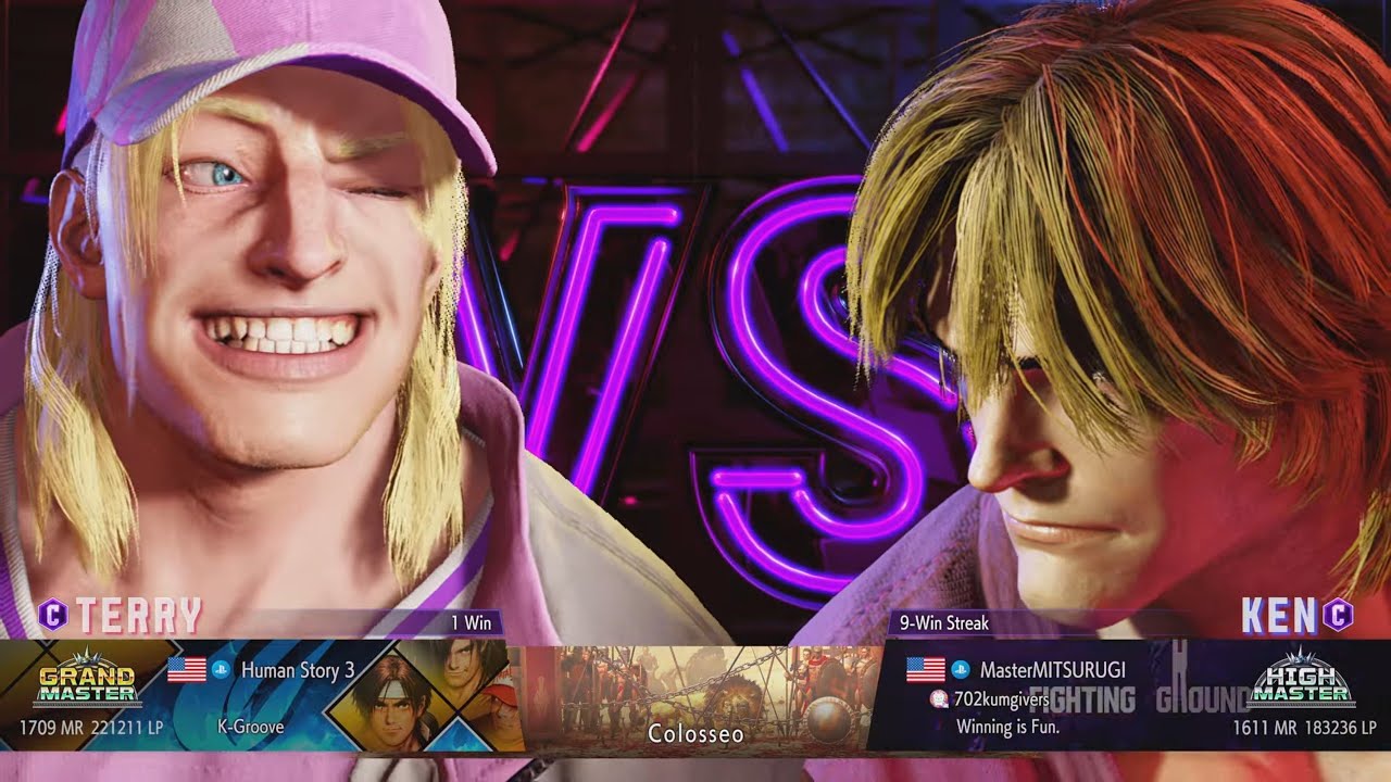 SF6: Human Story 3 (Terry) VS MasterMITSURUGI (Ken) Casual FT10 - YouTube