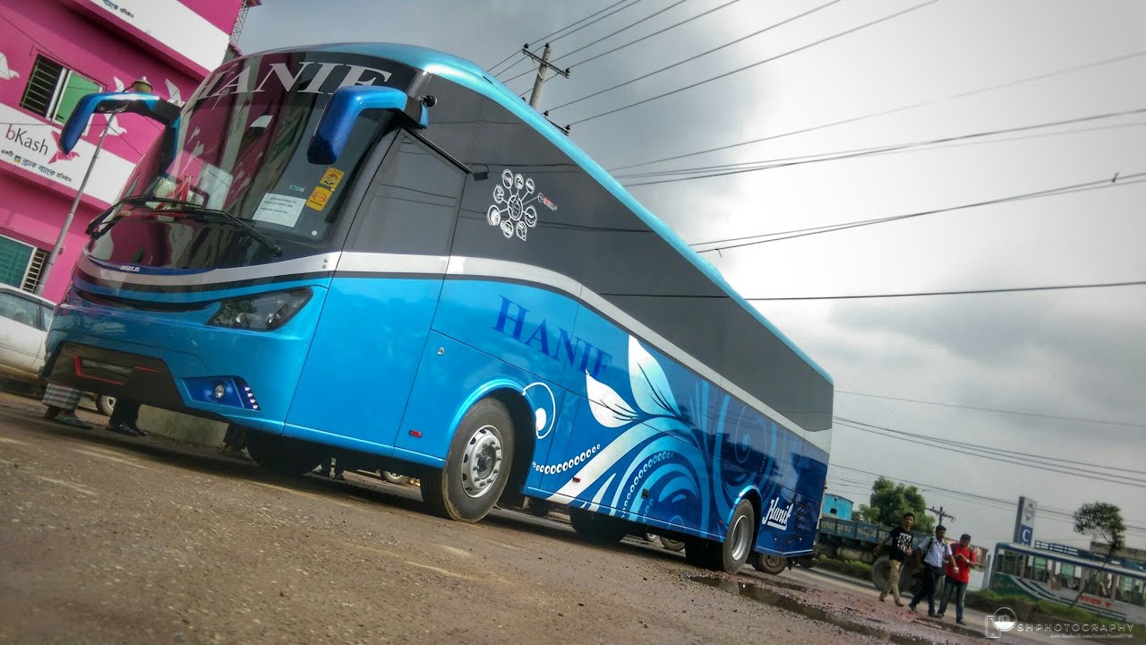Hanif Enterprise New Hino RN285J SKS E5V2 bus (Interior & exterior ...