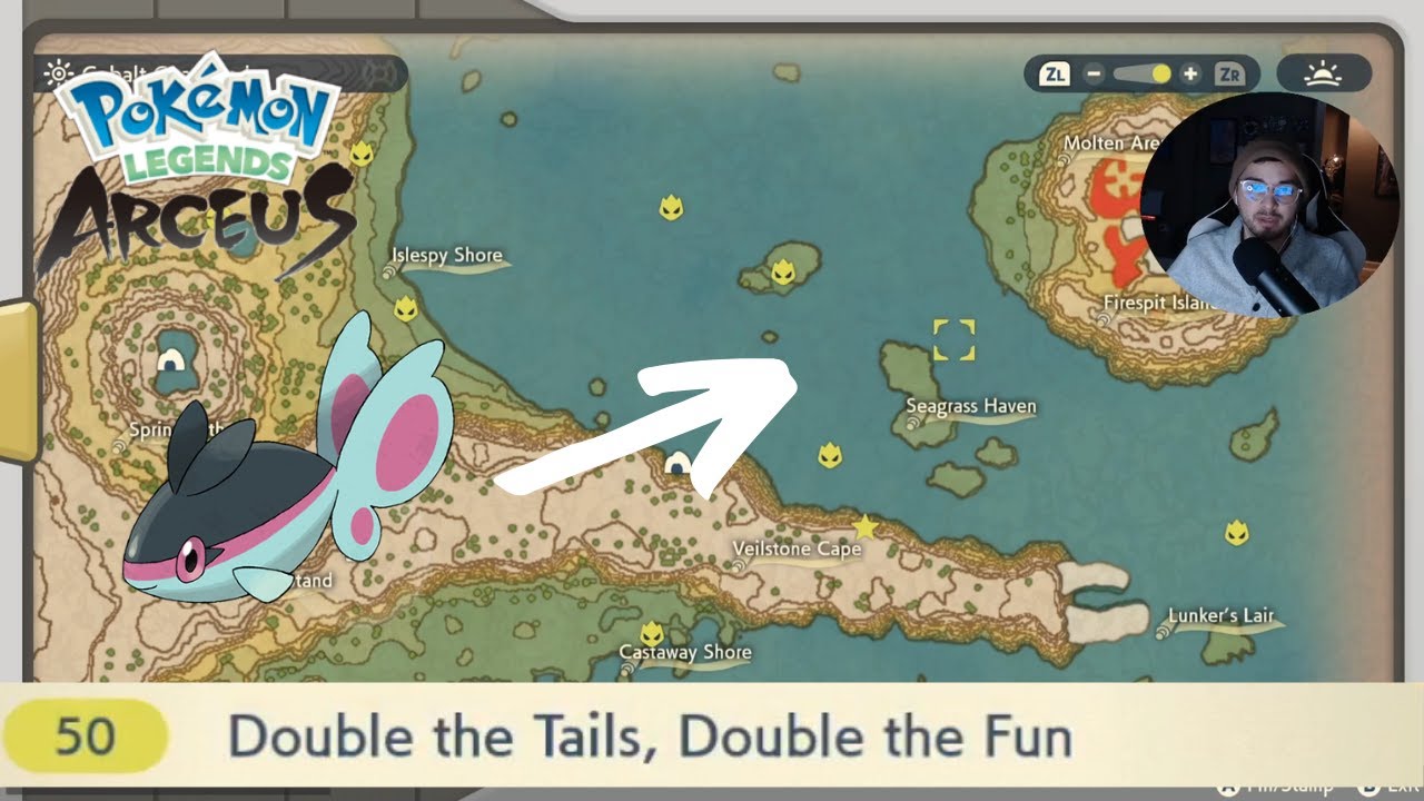 Request 50 Double the Tails, Double the Fun Guide - Pokémon Legends ...