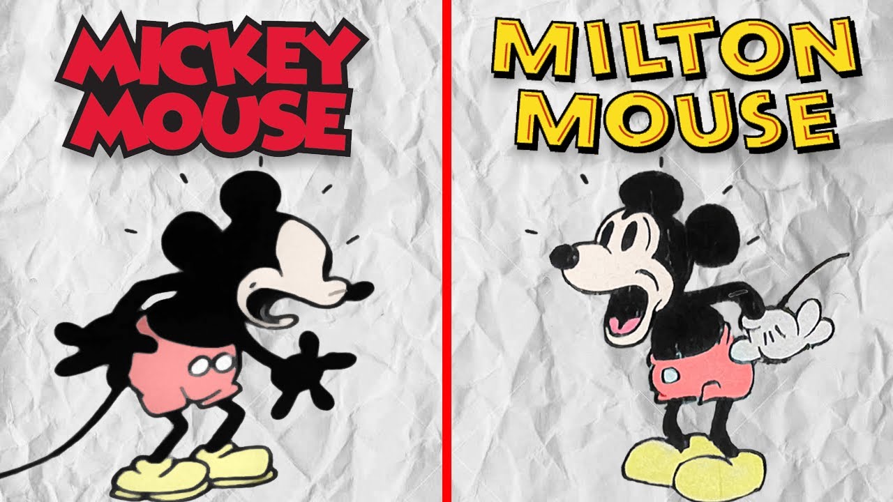 The Wild Rip-offs & Inspiration That Built Mickey Mouse - YouTube