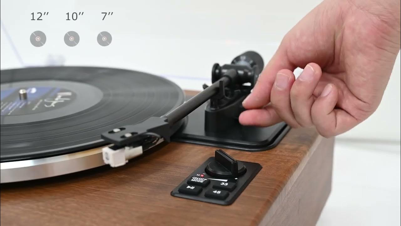 Retrolife | Hi-Fi Record Player HQ-KZ018 Can Easily Switch Between 33 1 ...
