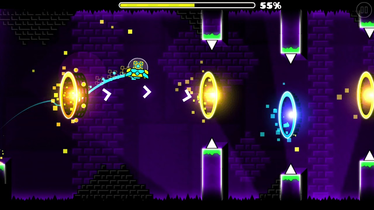 Geometry dash: Dark Fire - YouTube
