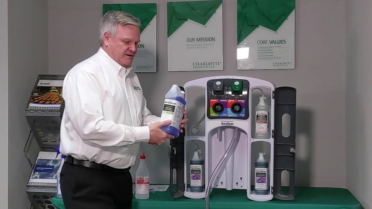 ServClean® Clean, Degrease & Sanitize Program - YouTube