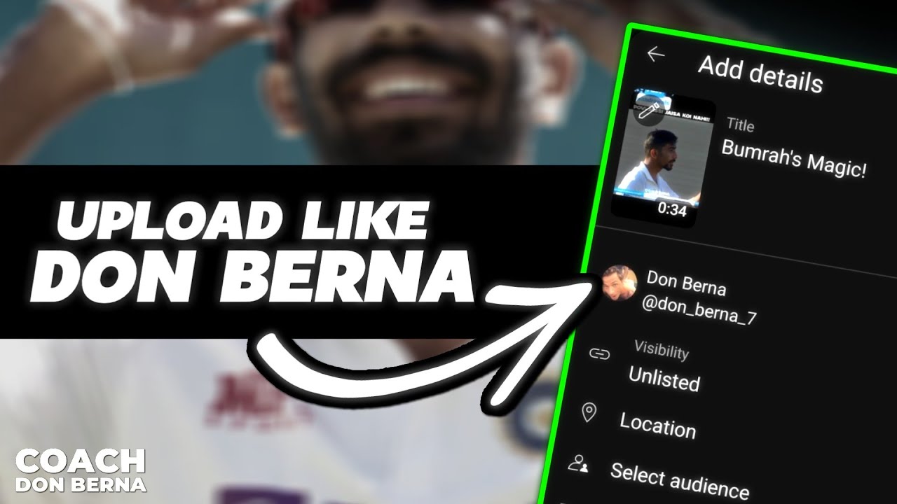 How to Upload Cricket Shorts! (Don Berna's Secret) - YouTube