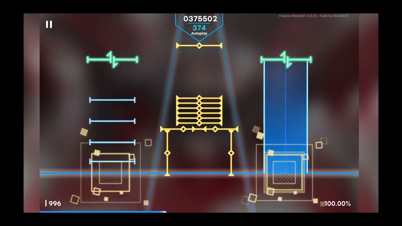 [phigros]996 demo skin Autoplay - YouTube