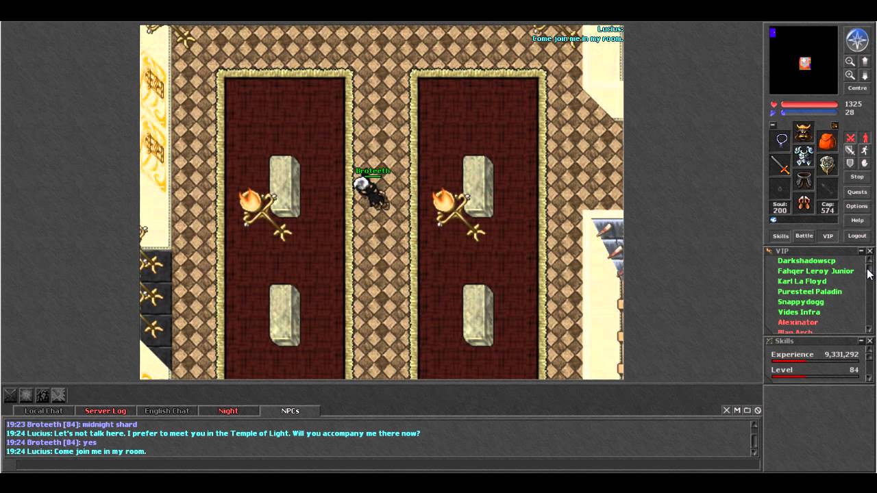 Tibia - Power Leveling Like a Boss (Midnight Shards) - YouTube