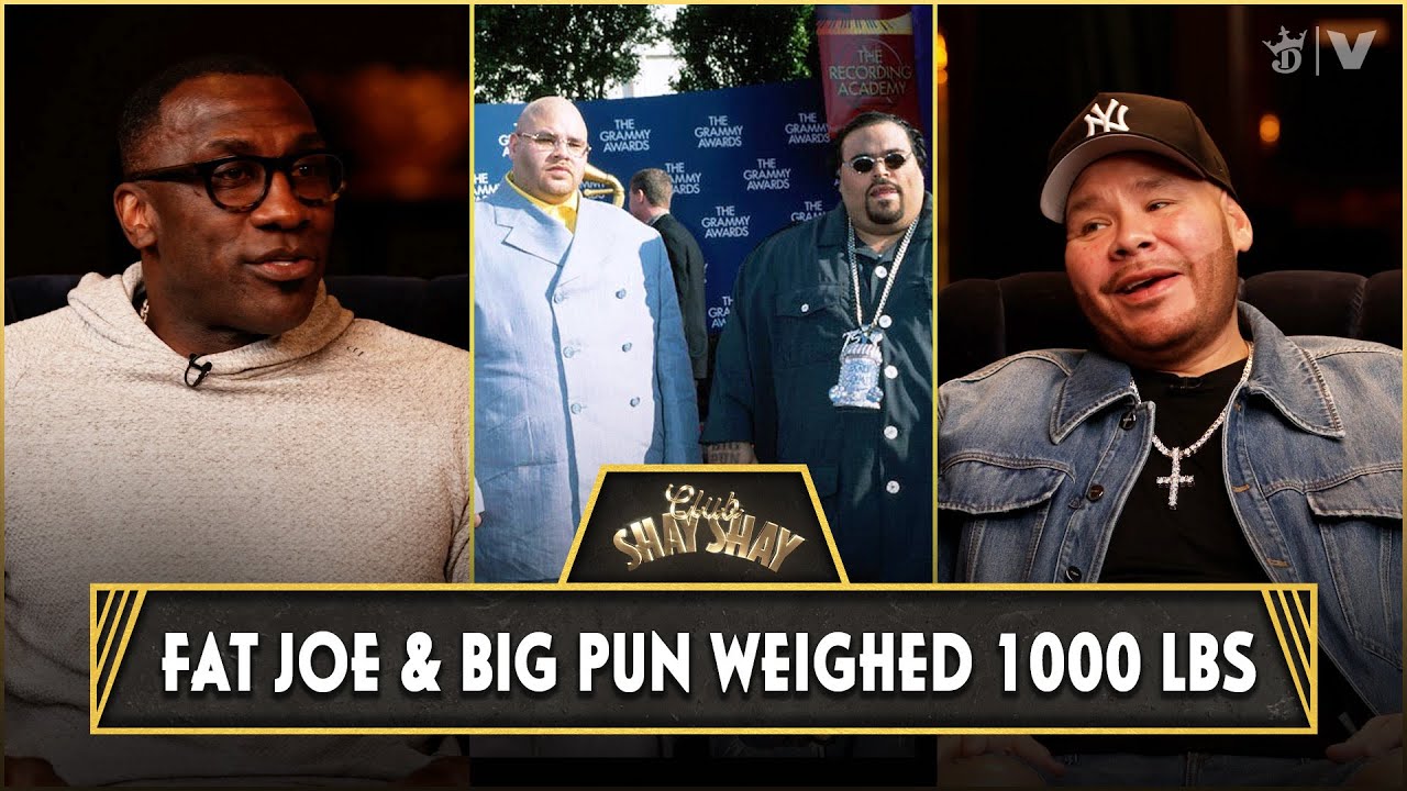 Fat Joe & Big Pun Weighed 1000 LBS Together, Almost Went To Jail At All ...