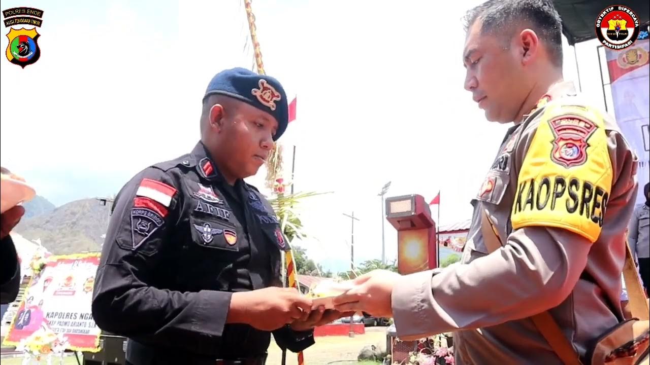 Acara HUT Brimob Ke-78 Di Kompi 3 Batalyon B Pelopor Ende - YouTube
