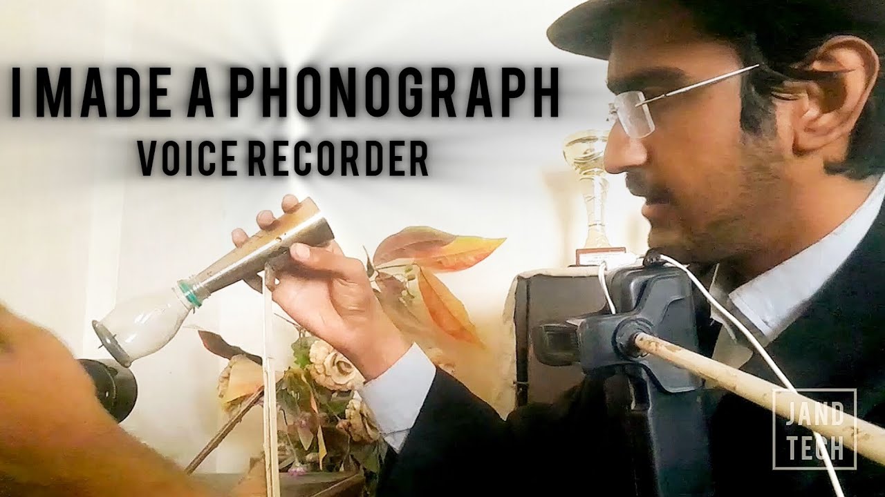 J makes a DIY Phonograph - YouTube