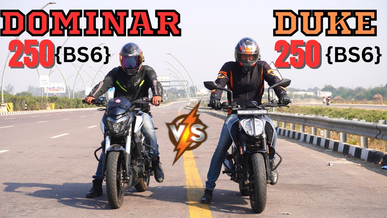 Dominar 250 vs Duke 250 Drag Race 🔥🔥🔥 - YouTube
