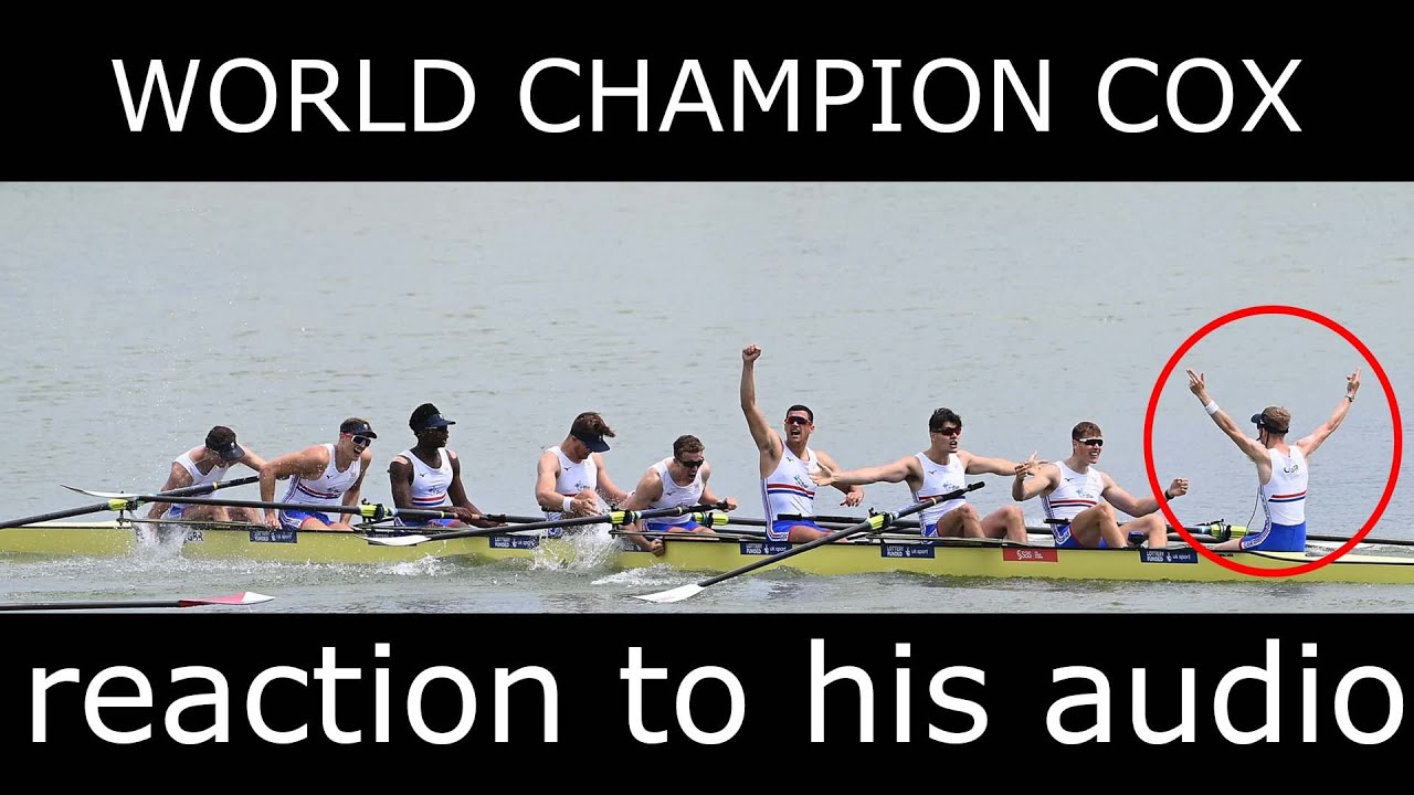 Rowing World Champion Coxwain onboard footage - how he managed a crazy ...