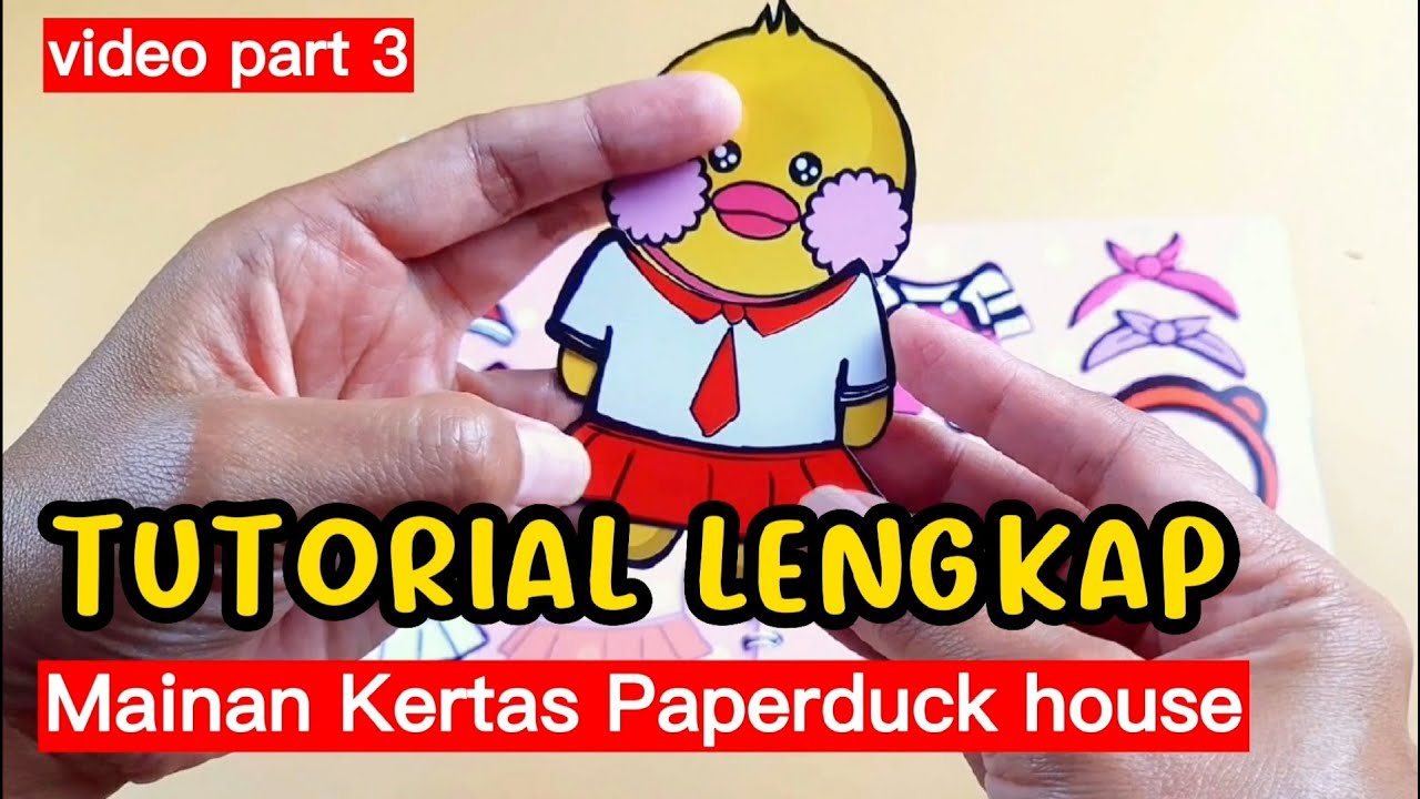 Tutorial lengkap paperduck house rumah bebek simak sampai akhir - YouTube