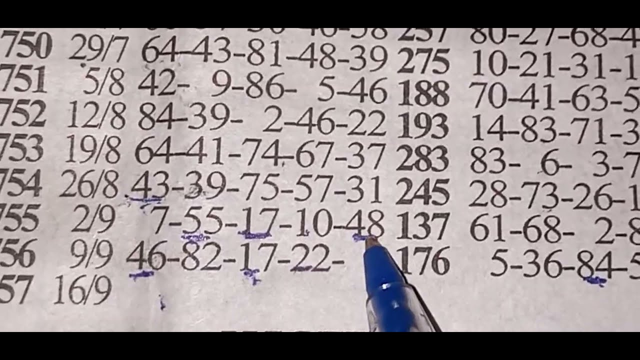 16-09-22 Friday bonanza lotto 💯70bk💯 - YouTube