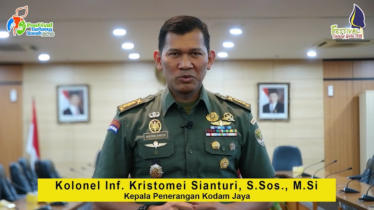 Sambutan Kolonel Inf. Kristomei Sianturi, S.Sos., M.Si, Kepala ...