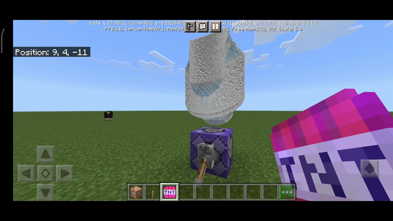 Minecraft Command block Ender crystal 90000 FEET! - YouTube