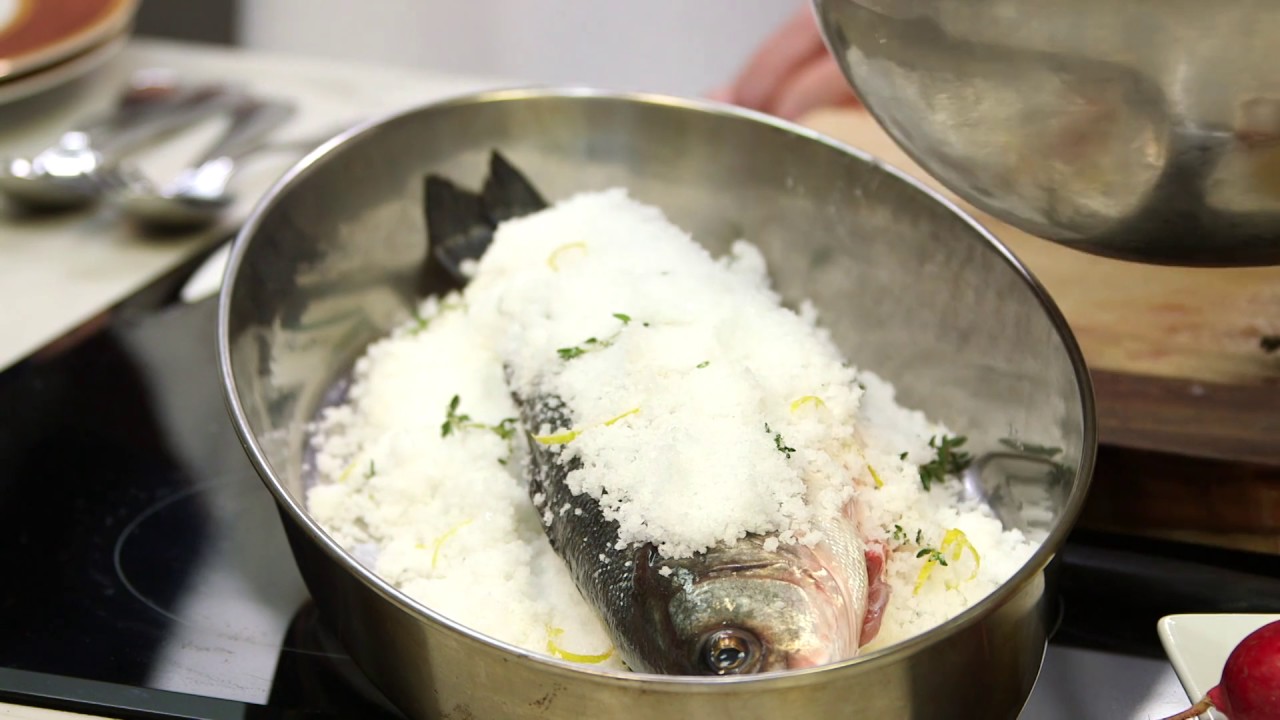 Salt Crusted Branzino Recipe by Chef Angelo Masarin (Part 1) - YouTube