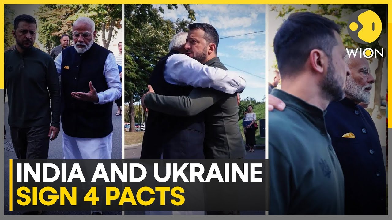 PM Modi in Ukraine: Indian PM Modi meets Zelensky in Kyiv amid war ...