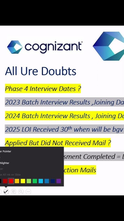 Cognizant All Ure Doubts Full Clarity |Cognizant 2023 ,2024 ,2025 Results |Cognizant Interview ...