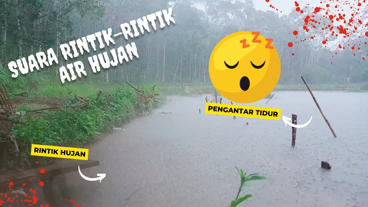 SUARA RINTIK AIR HUJAN II PENGANTAR TIDUR II - YouTube