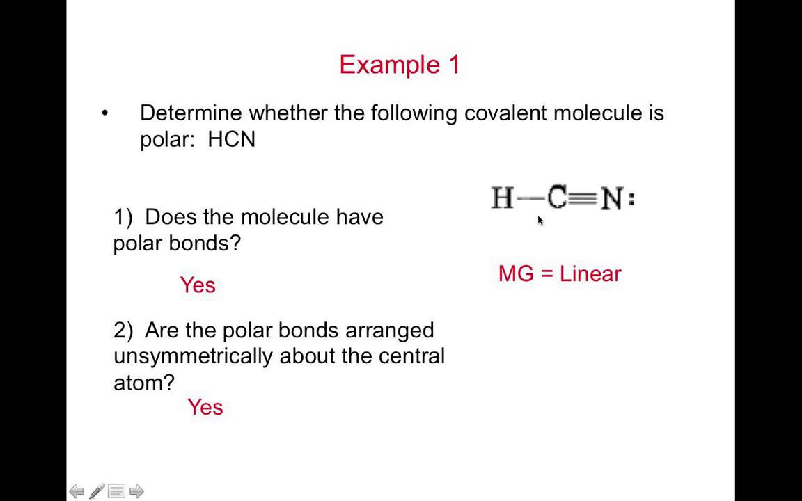 Molecular Polarity Examples high - YouTube