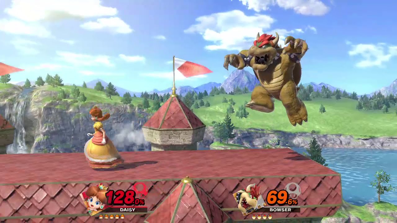 Super Smash Bros Ultimate Princess Daisy Vs Bowser Youtube
