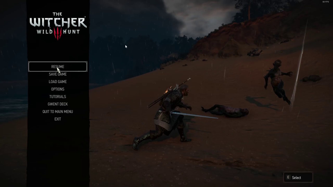 The Witcher 3 Fighting a drowner dead - YouTube