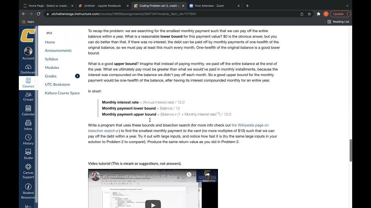 CPSC 2100 Problem Set 2 - YouTube