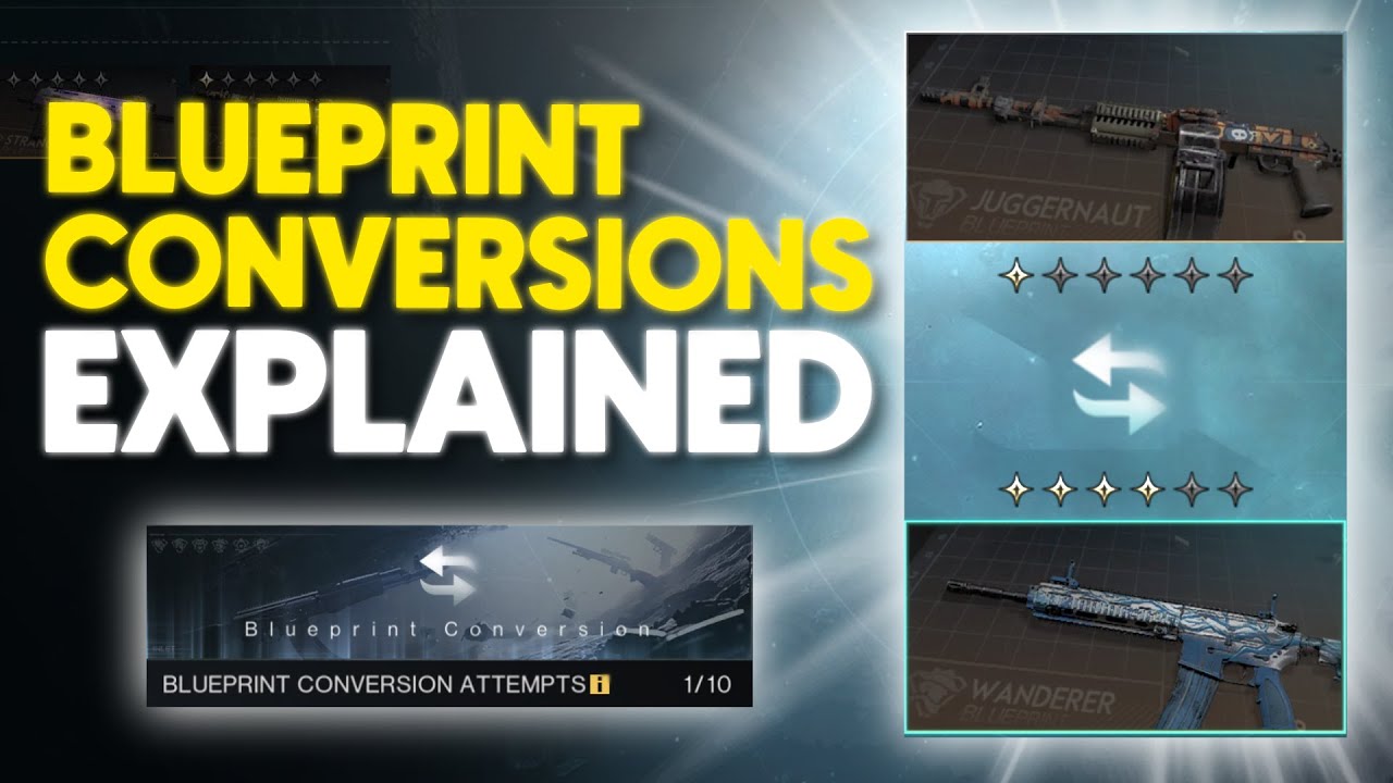 BLUEPRINT CONVERSIONS EXPLAINED! (Once Human) - YouTube
