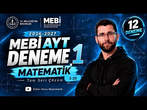 MEBİ AYT Deneme 1 Matematik [1–20] Çözümü | 2027