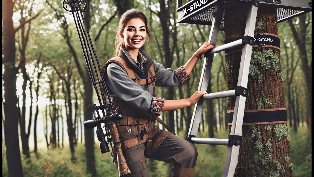 🔥 Guide Gear 16' Swivel Ladder Tree Stand | Best X Stand Ladder Stand 🔥 ...