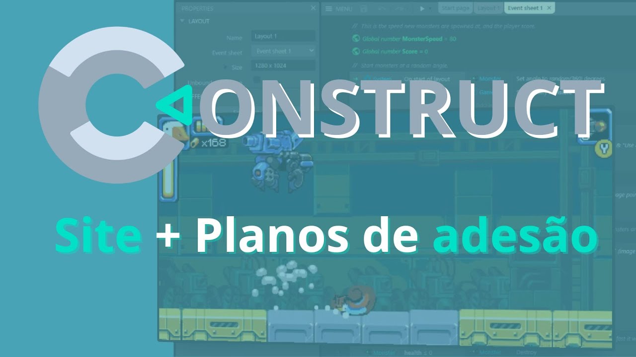 Construct 3 - 01 Conhecendo o site e detalhes do Construct - YouTube