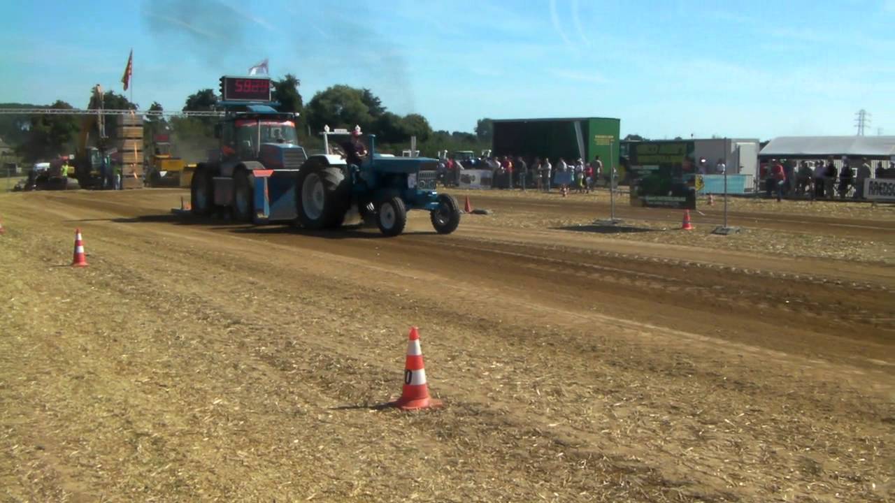 Ford 5095 Trekkertrek borgloon 2012 - YouTube