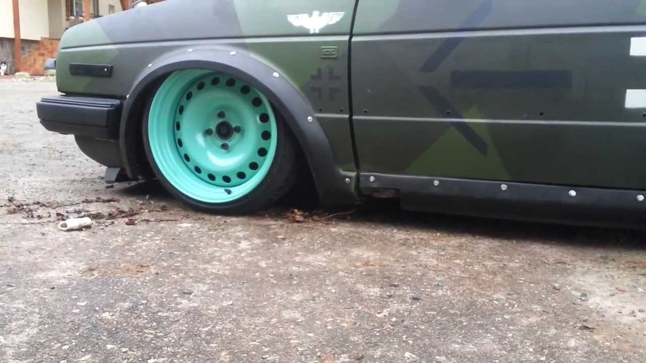 Volkskult- How to drive a slammed car - YouTube
