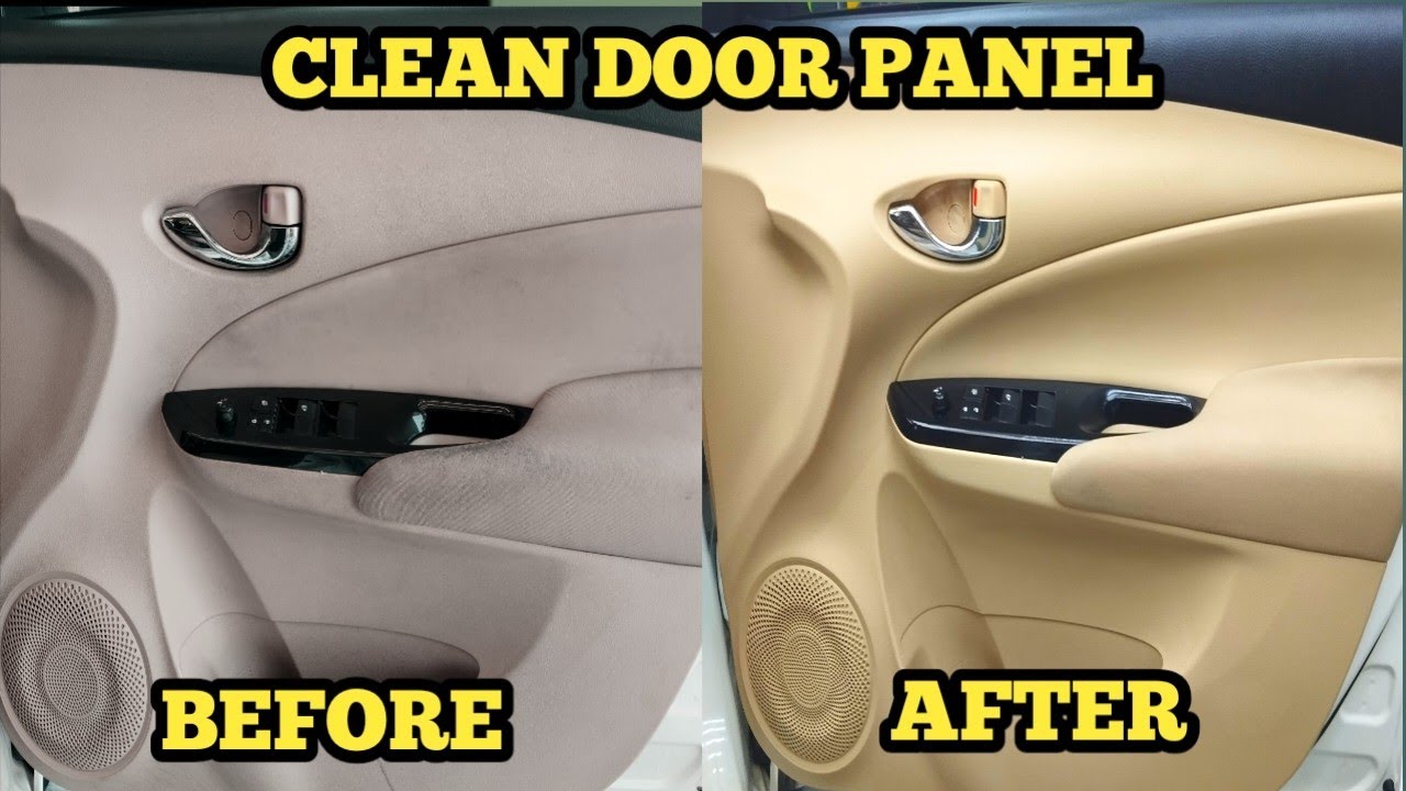 How to Clean Car Door Penal At Home - YouTube