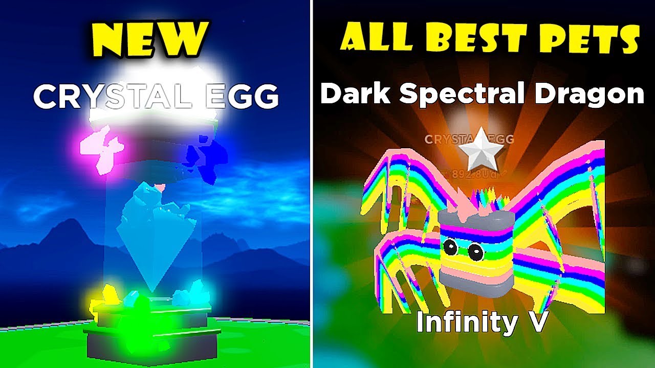 NEW Update! CRYSTAL Island + Egg & All New BEST Infinity Pets in Blade ...