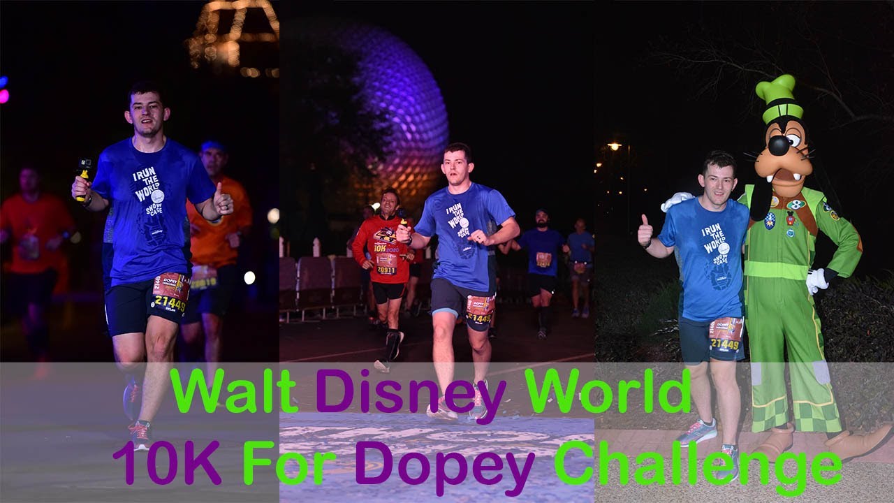 RUNDISNEY Walt Disney World 10K Race| DOPEY CHALLENGE 2020!!!! - YouTube