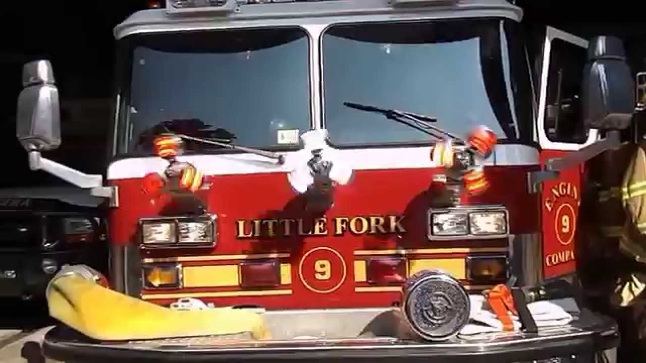 Little Fork fire Engine 9 with 3 rotor rays - YouTube