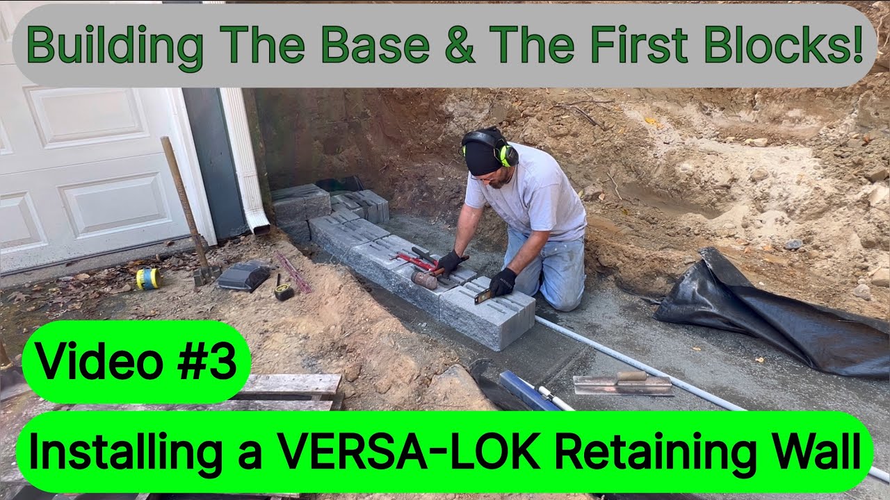 Building a strong retaining wall (video #3) - YouTube