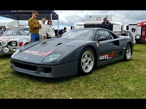 Ferrari F40 Wrapped by Yiannimize Matte Grey - Leaves Paddock - # ...