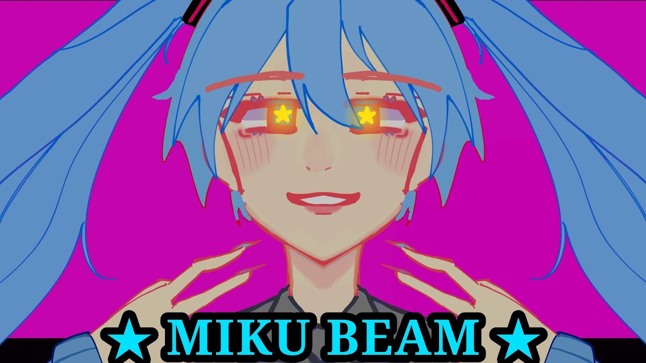 MIKU BEAM!!! [art by Rube] - YouTube