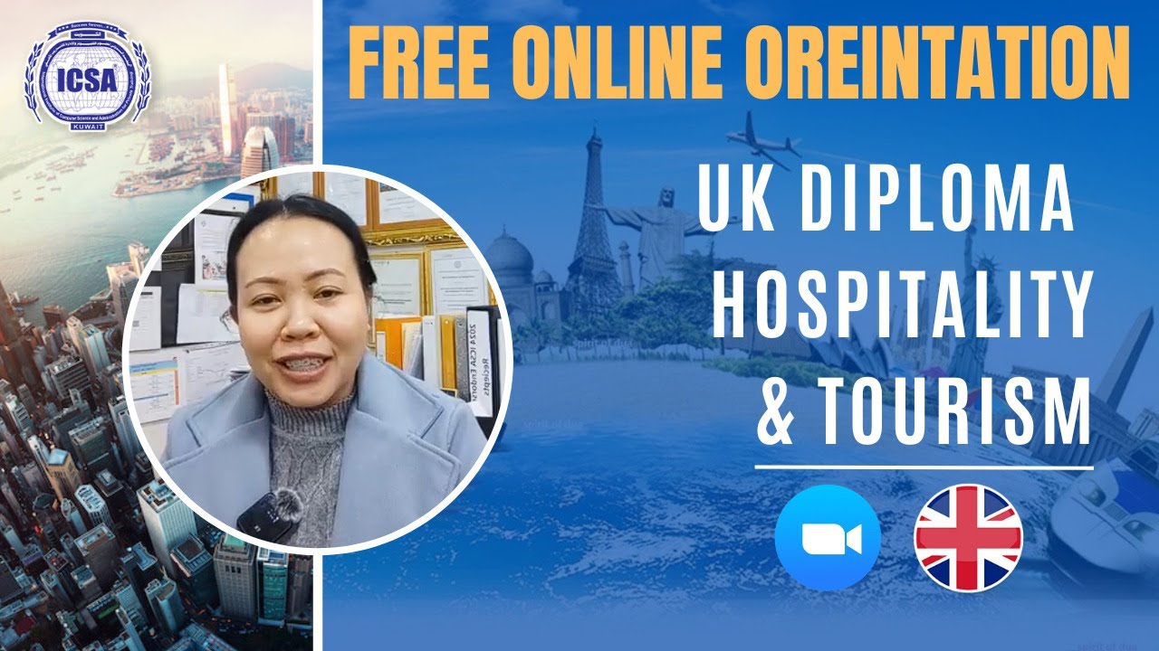 ICSA Free Online Orientation | Diploma in Hospitality and Tourism ...