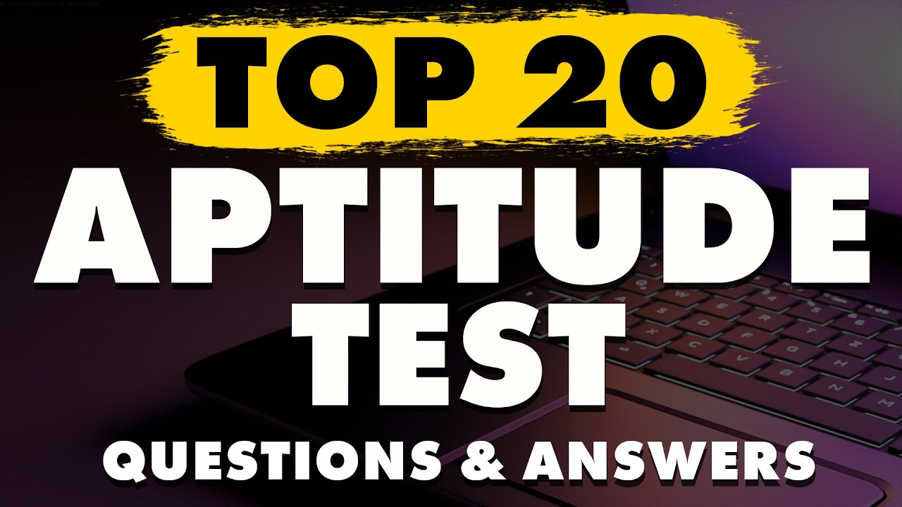 Aptitude Test Questions and Answers with Solutions - YouTube