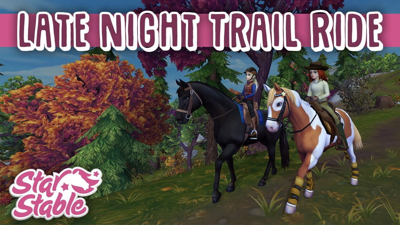 Star Stable // ASMR: Late Night Trail Ride - YouTube
