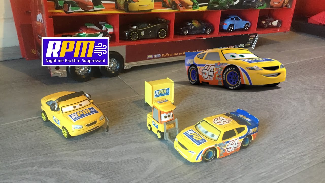 Disney Pixar cars RPM team Toy Review - YouTube